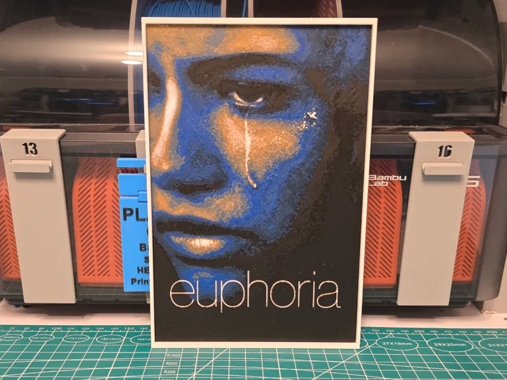 Euphoria Series Poster - Hueforge Art by Lumpy3D - HueForge Model | HuePick
